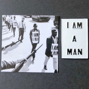 I AM A MAN - Soft Enamel Pin - Etsy