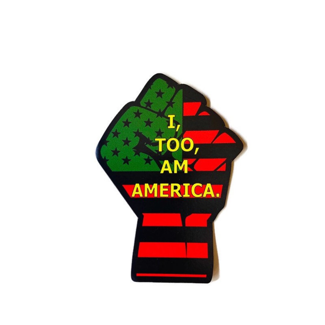 I too am America! - Vinyl Sticker - Etsy.de