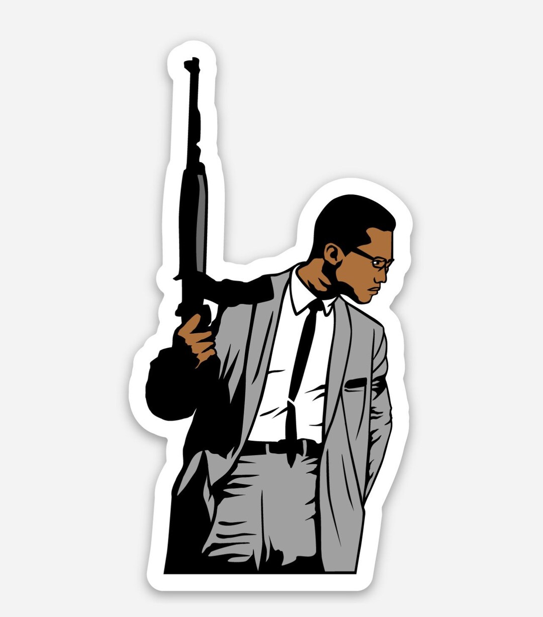 Malcolm - Vinyl Sticker - Etsy