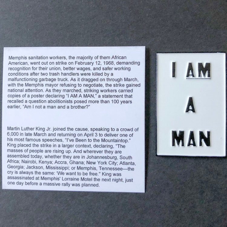 I AM A MAN Soft Enamel Pin | Etsy