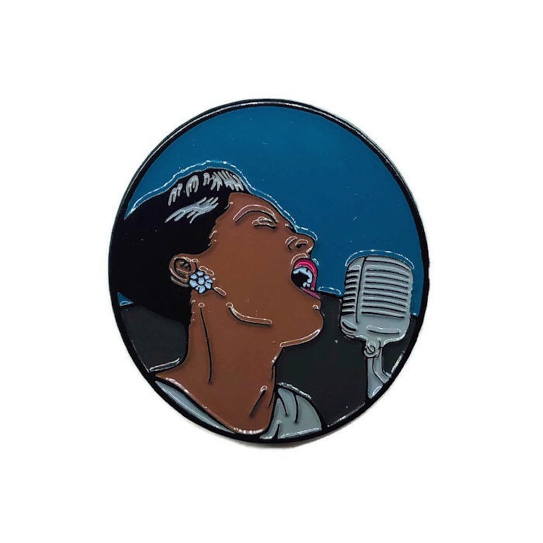 Billie Holiday - Soft Enamel Pin - Etsy