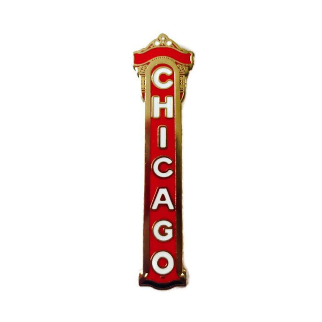 Chicago - Hard Enamel Pin - Etsy