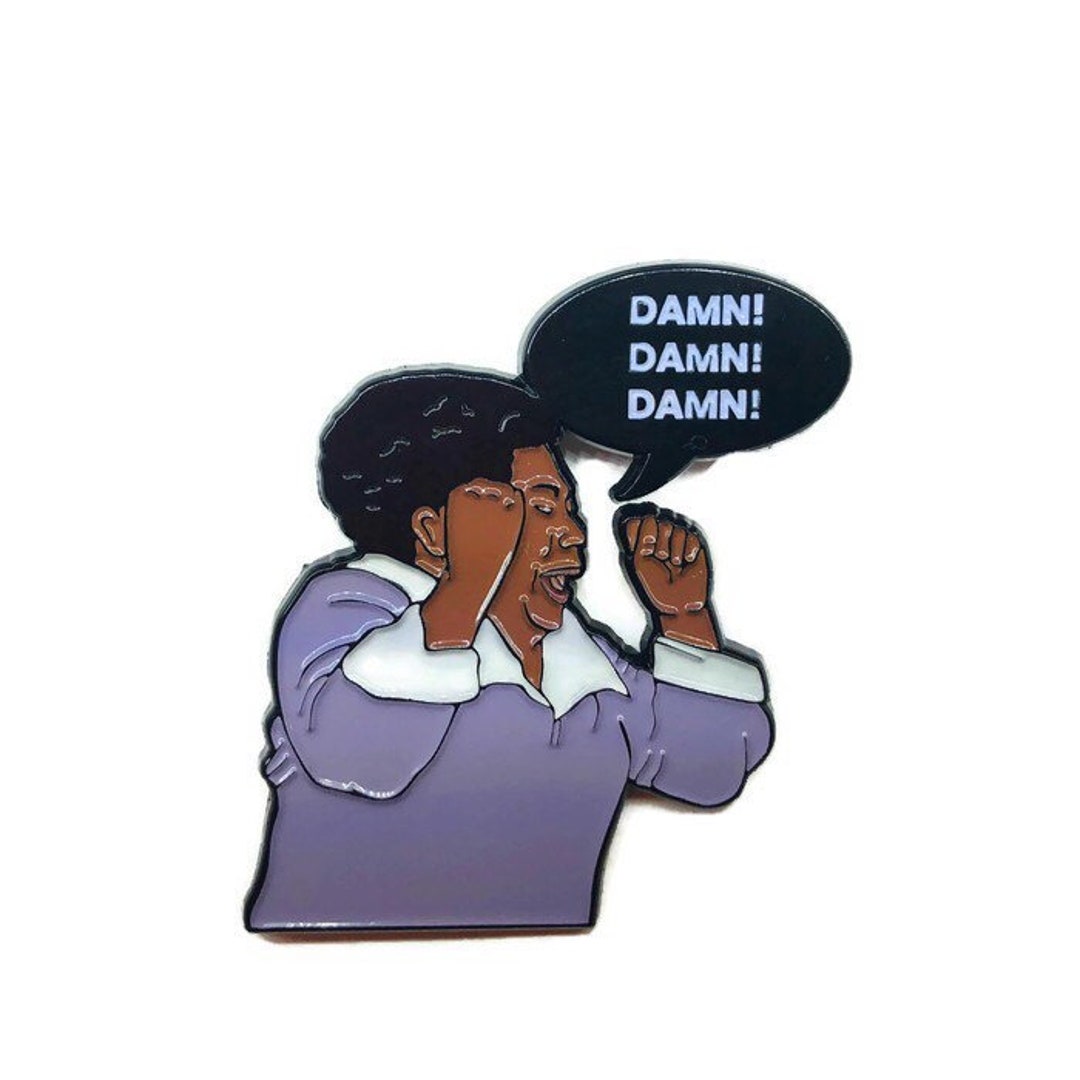 DAMN! - Soft Enamel Pin - Etsy
