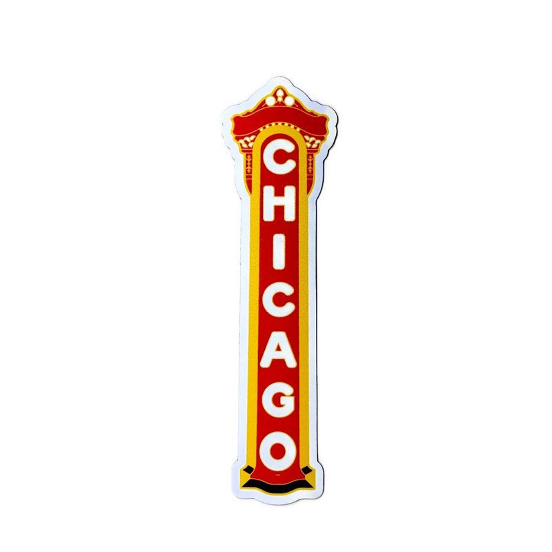 Chicago - Vinyl Sticker - Etsy