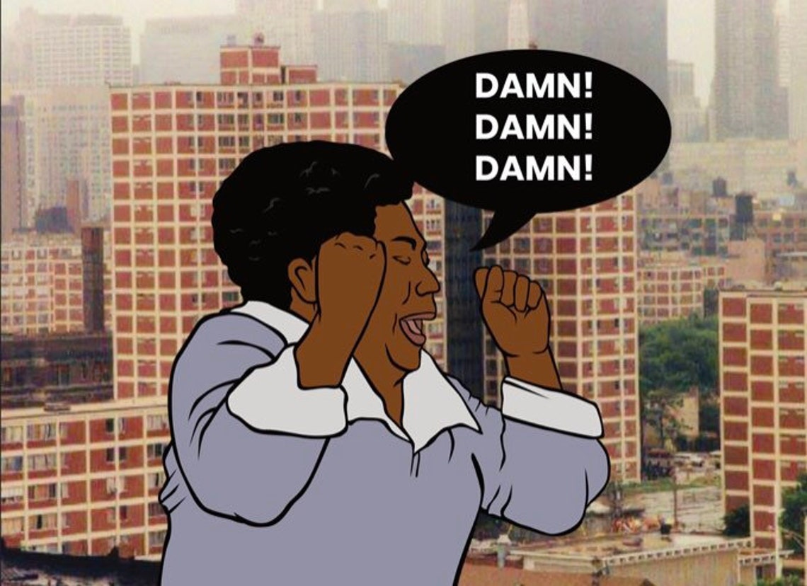 DAMN DAMN DAMN Greeting Card Blank Inside - Etsy