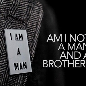 I AM A MAN - Soft Enamel Pin - Etsy