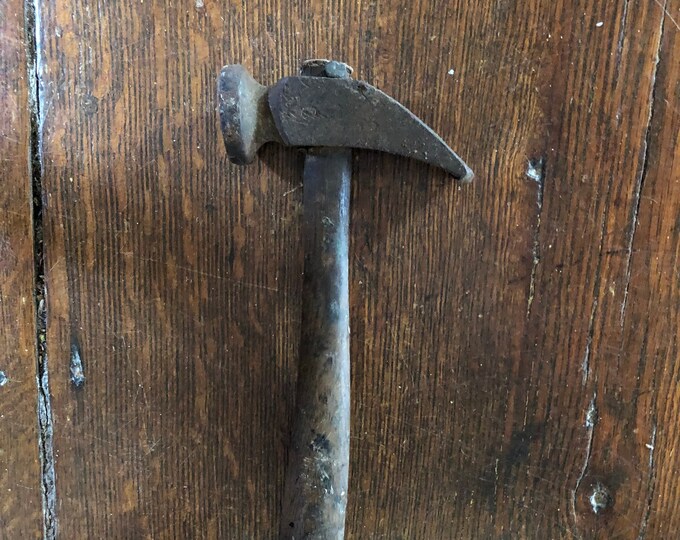 Antique Hammer Cobbler's Hand Forged Wooden Handle Hammer Farm Decor - Etsy