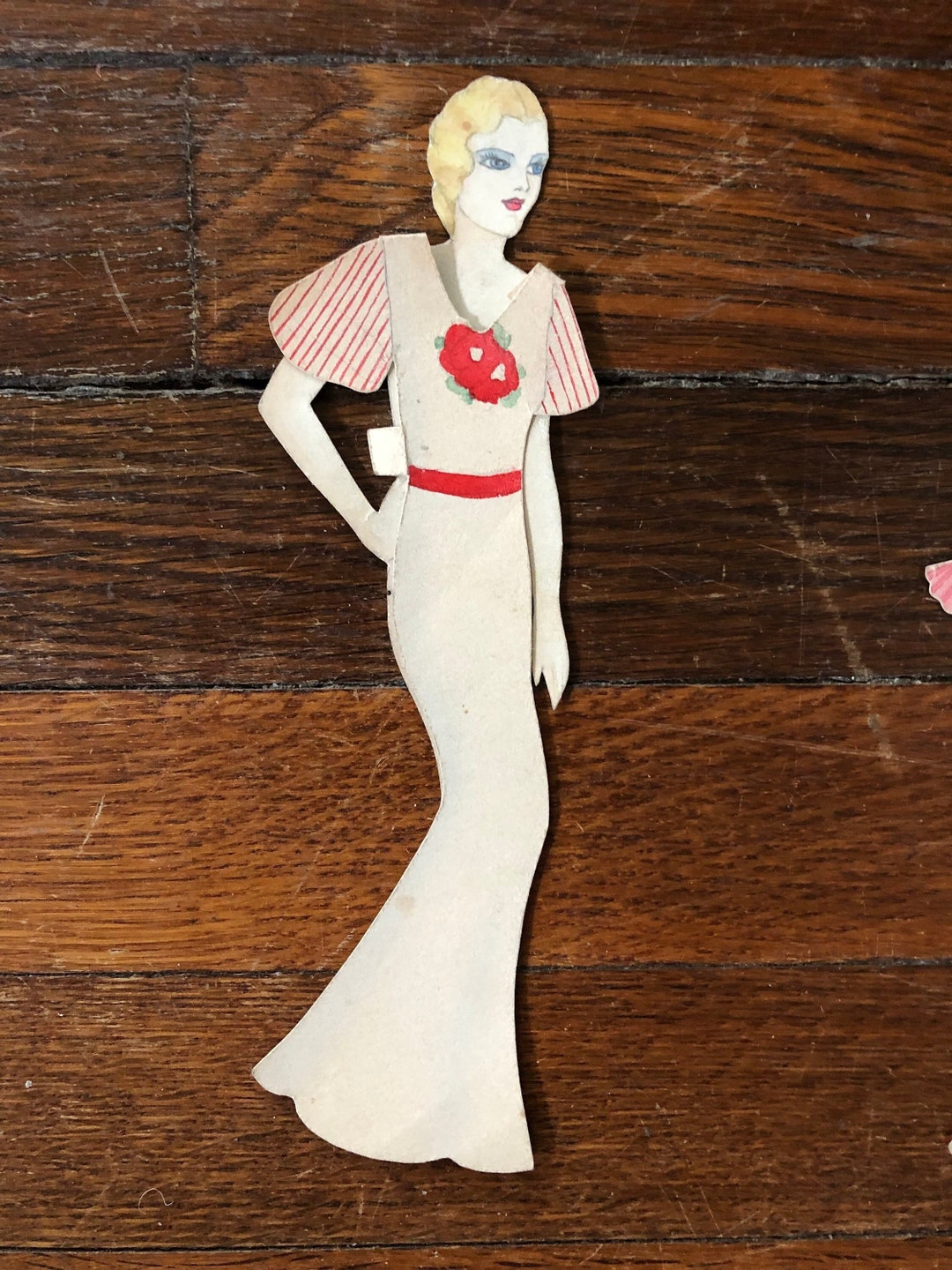 1930s Paper Dolls Hand Painted Watercolor 30s Fashion Paper - Etsy