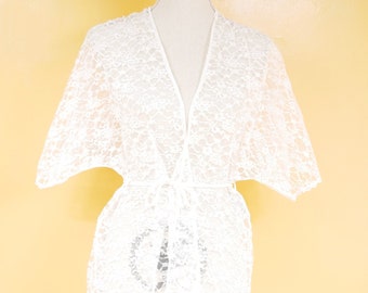 Robe Handmade Clothing, Kimono Beach Cover up Festival Robe Dressing ...