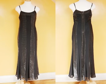 PRE-ORDER Custom Gold Champagne Metallic Sheer Stretch Mesh Halter Toga ...