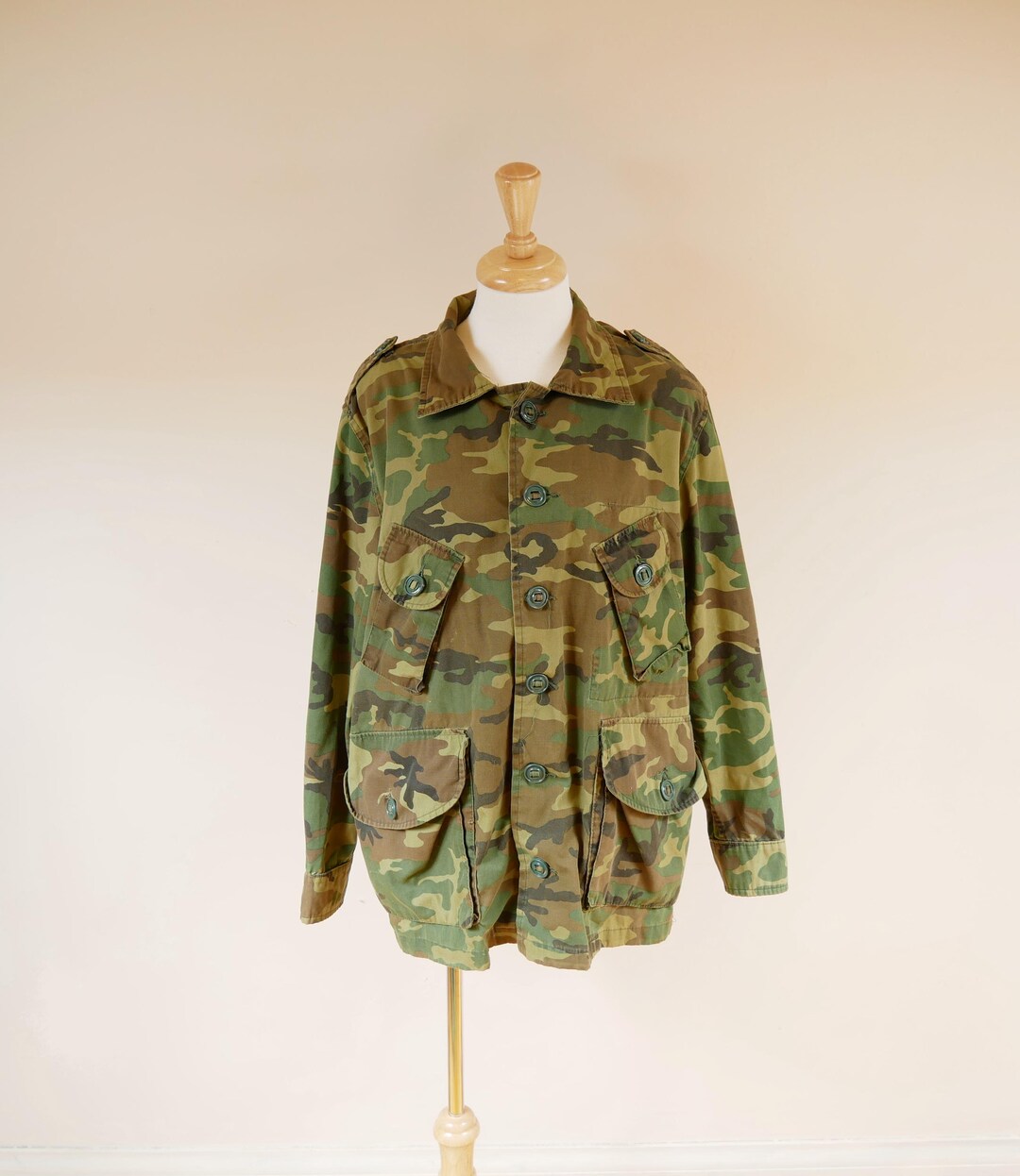 Vintage World Famous Military Camo Jacket - Etsy