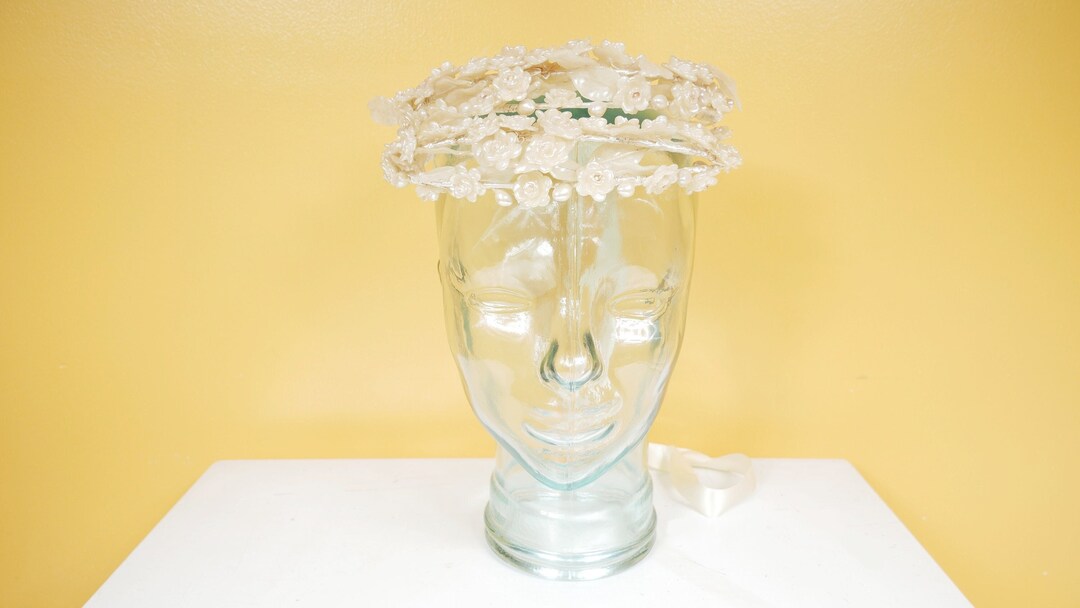 Antique 1920s Floral Wax Bridal Crown Set - Etsy