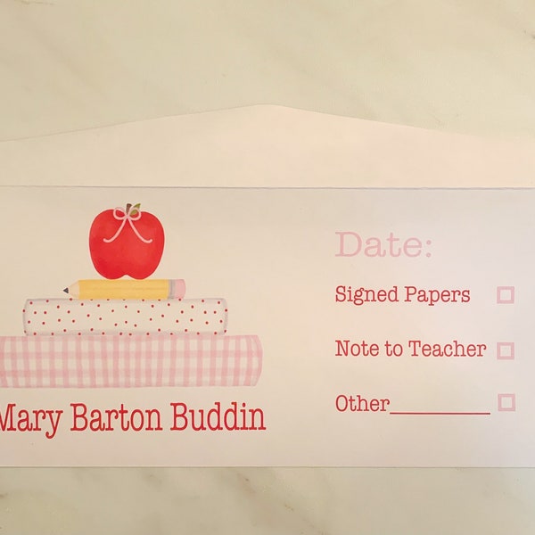 School Envelopes - Etsy