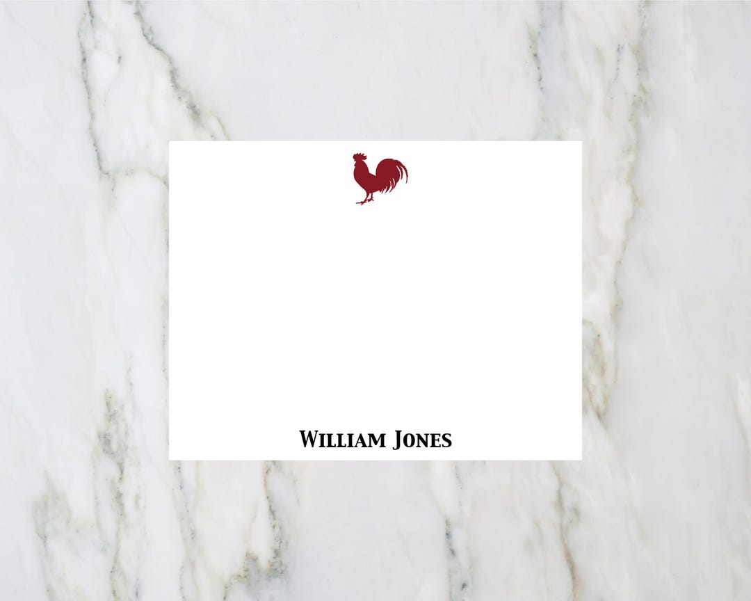 Personalized Gamecock Notecards - Etsy