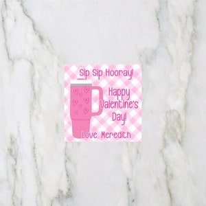 Printable Stanley Cup Valentine - Etsy