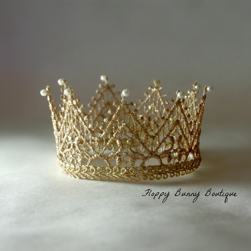 Gold Lace Crown - Etsy