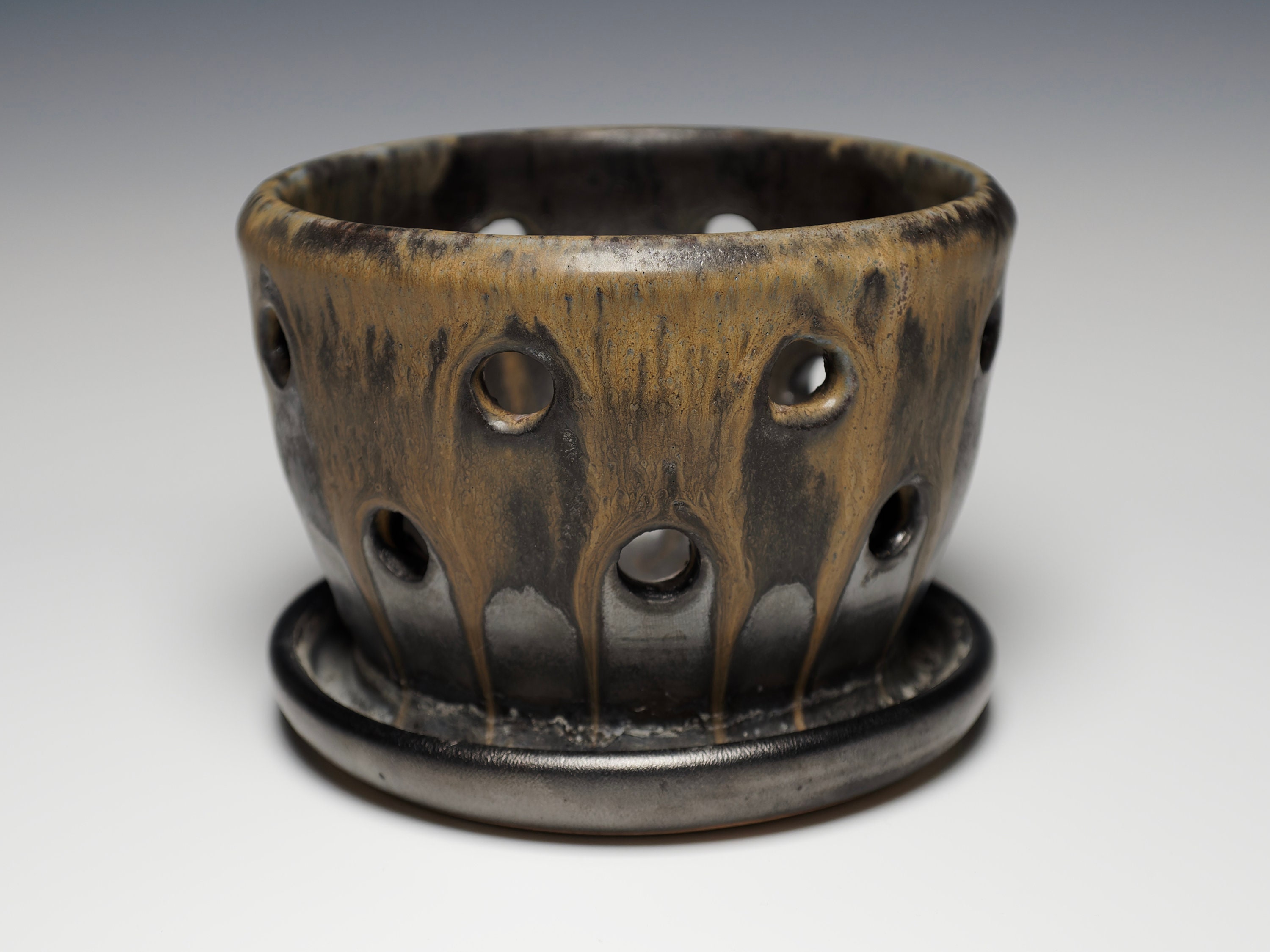 Handmade Pottery Orchid Pot, Wheel Thrown Flower Pot - Etsy