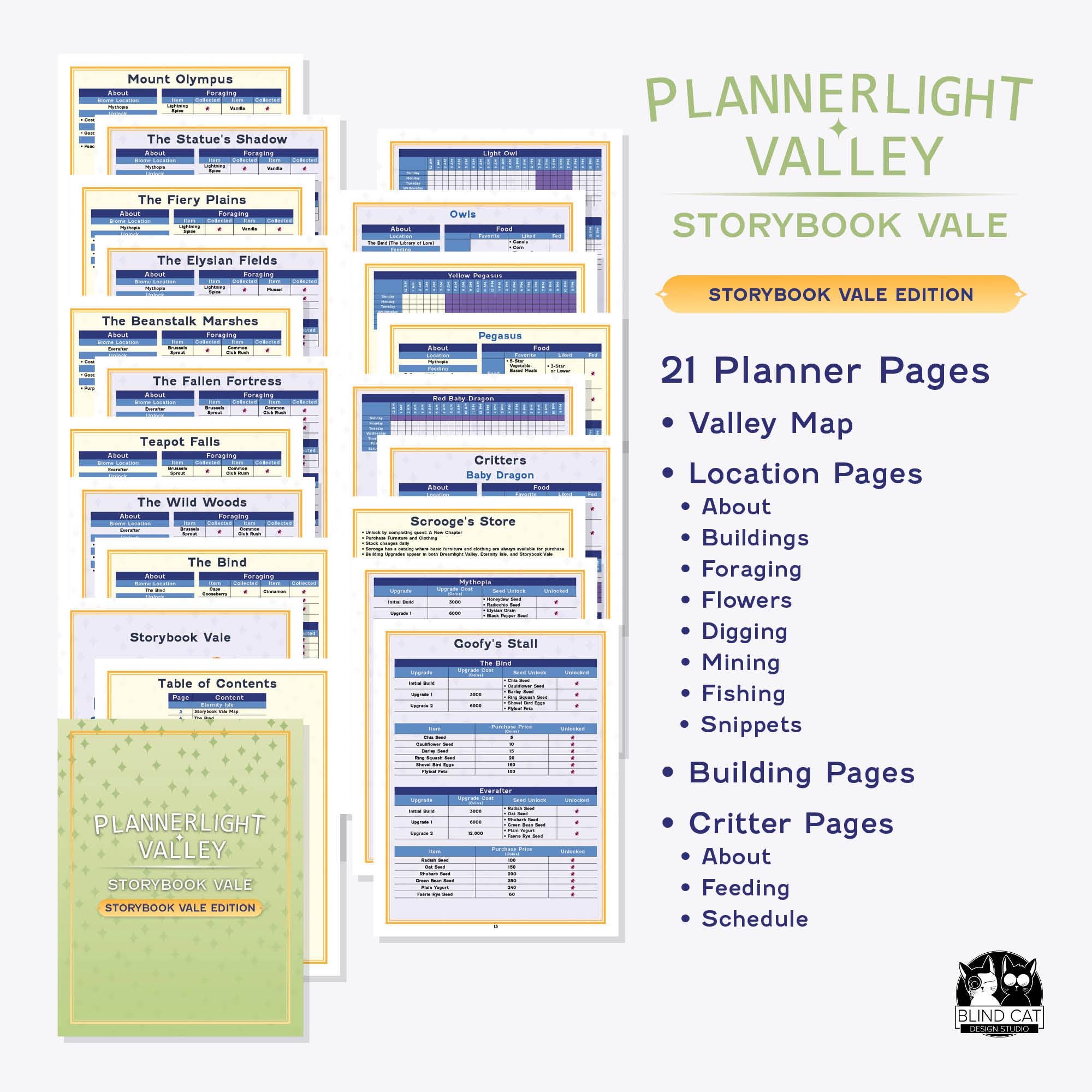 Plannerlight Valley - Storybook Vale | Storybook Vale Edition - Etsy