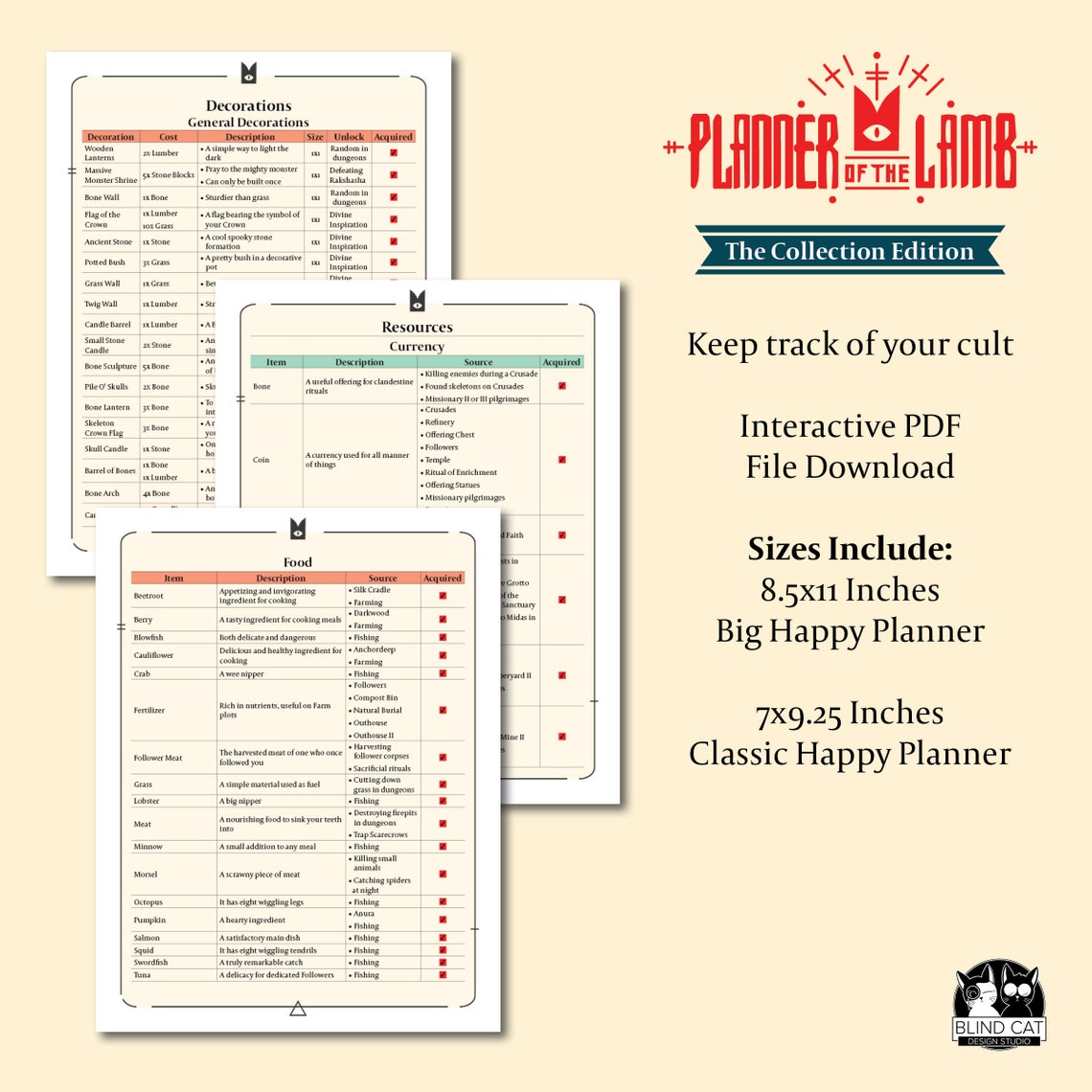 Planner of the Lamb | the Collection Edition - Etsy