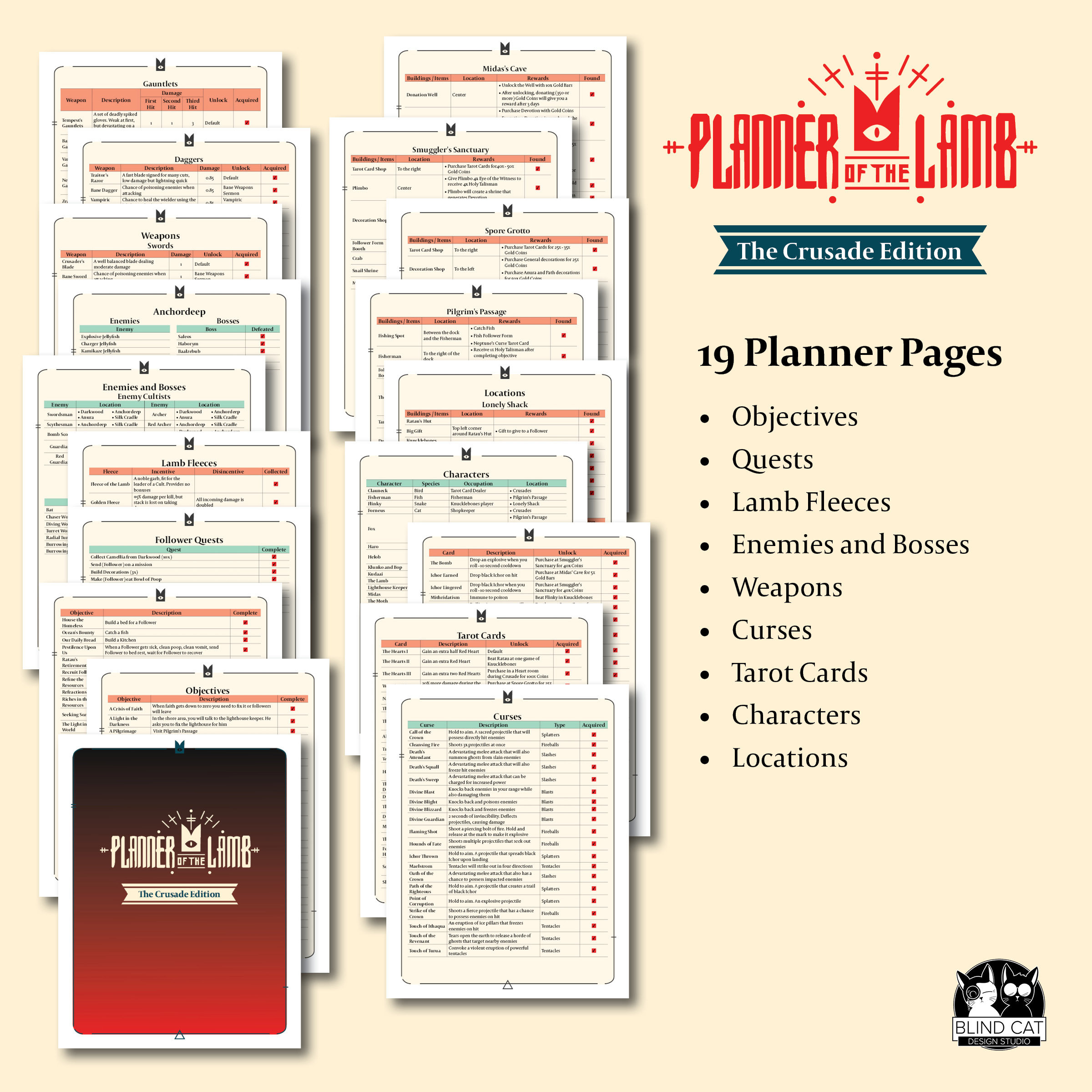 Planner of the Lamb | the Crusade Edition - Etsy