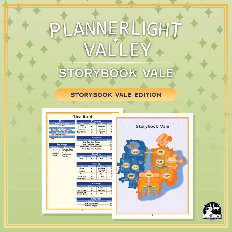 Plannerlight Valley - Storybook Vale | Storybook Vale Edition - Etsy
