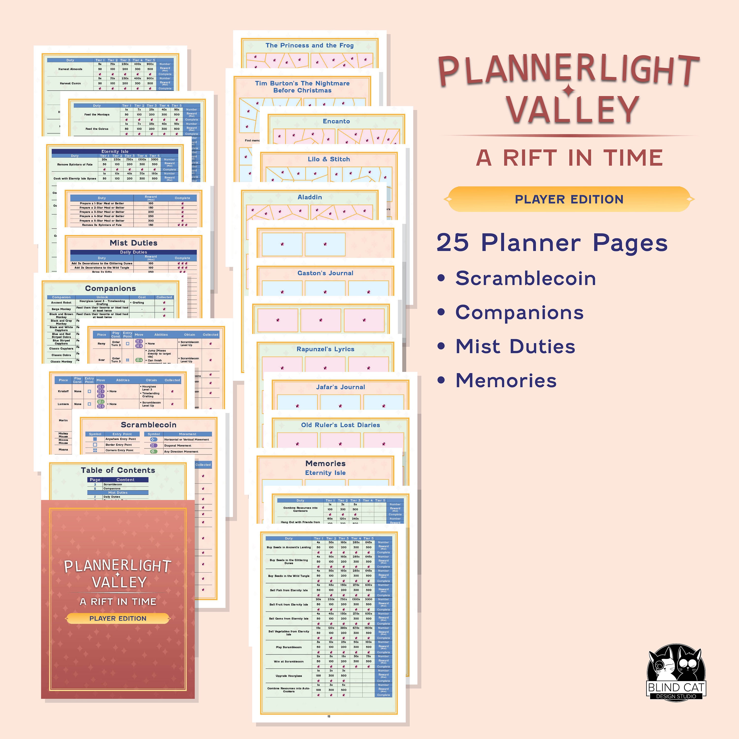 Plannerlight Valley - A Rift in Time | Player Edition - Etsy