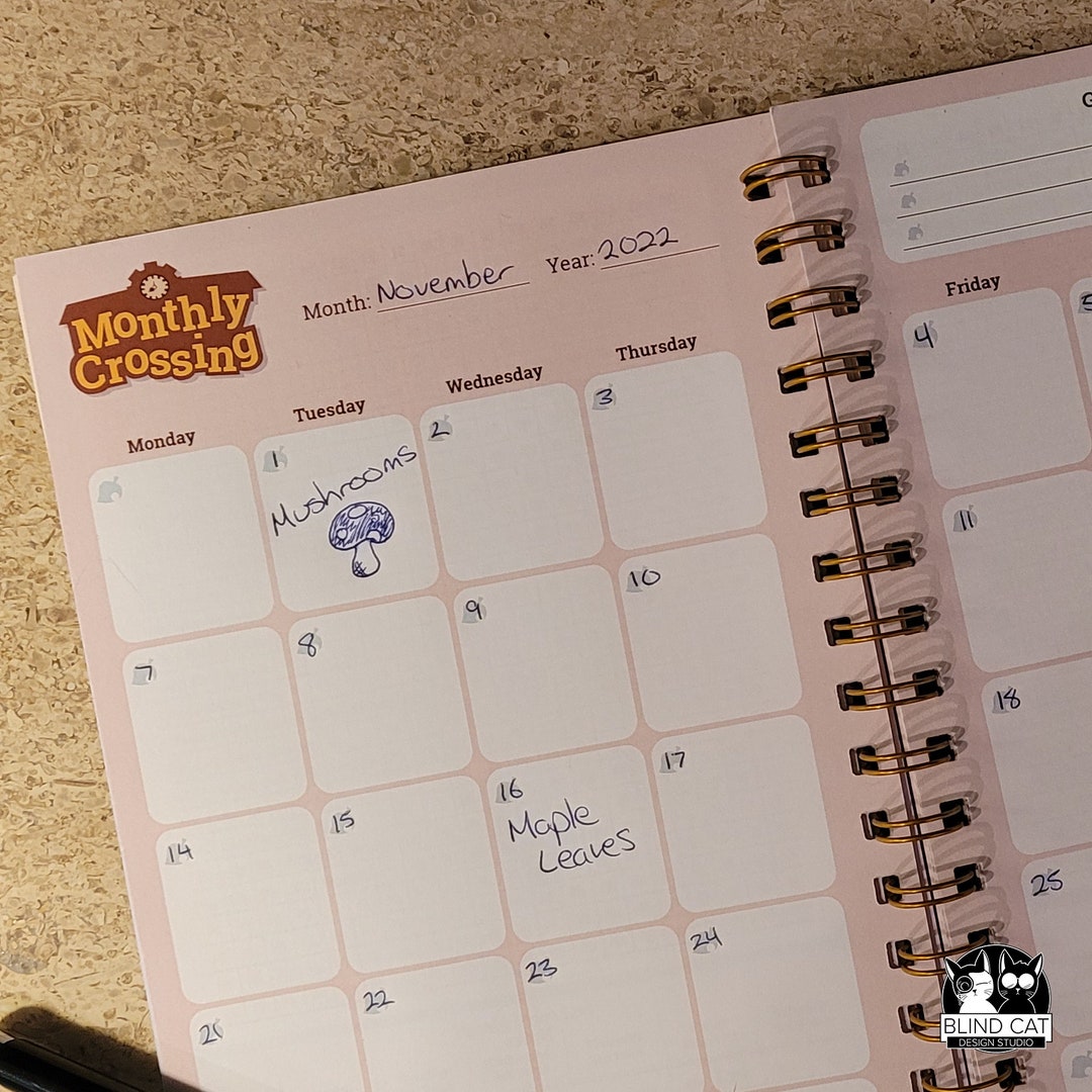 Planner Crossing Calendar Edition - Etsy Hong Kong