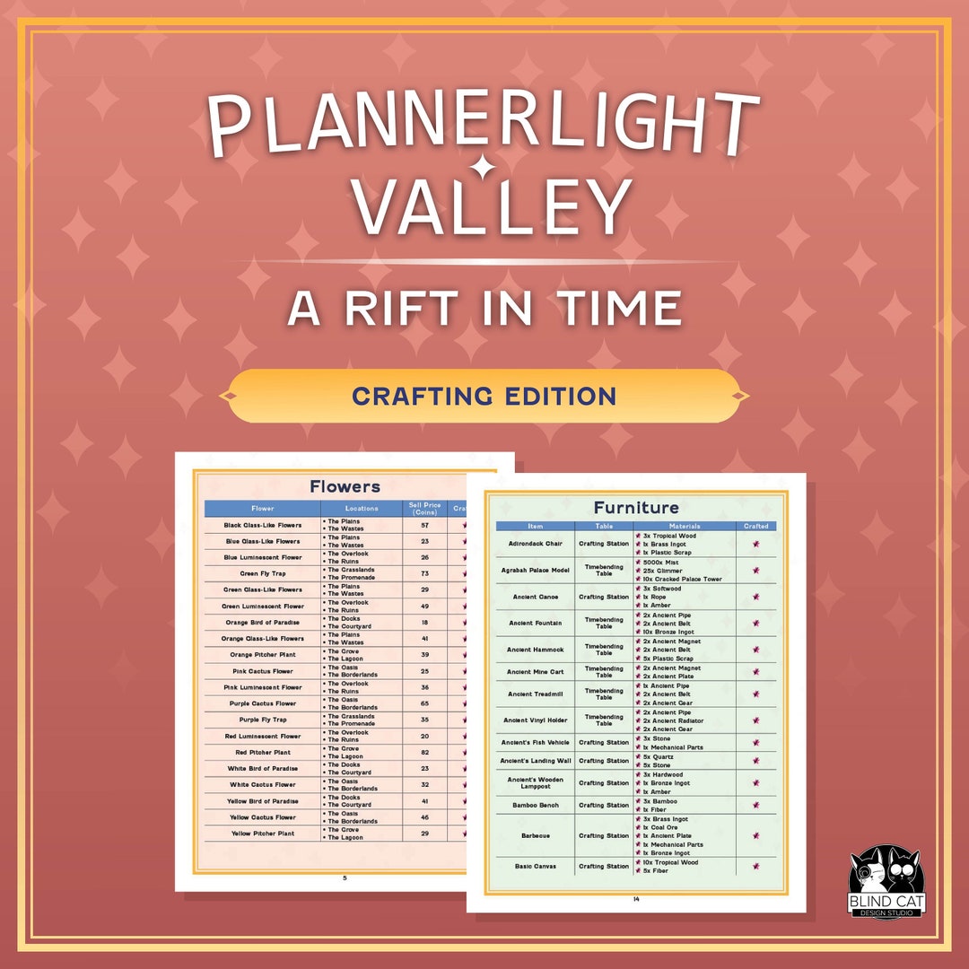 Plannerlight Valley - A Rift in Time | Crafting Edition - Etsy