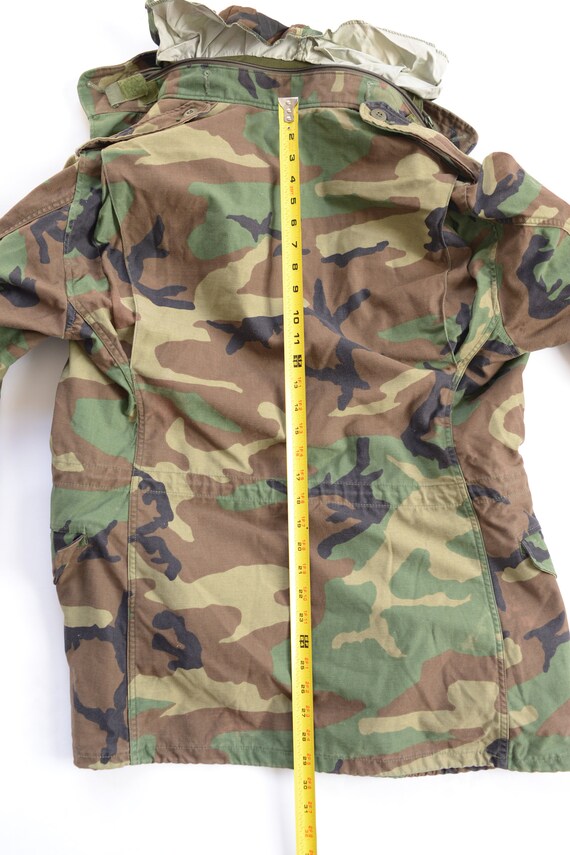 Vintage Military M 65 Camouflage Green Field Jacket U… - Gem