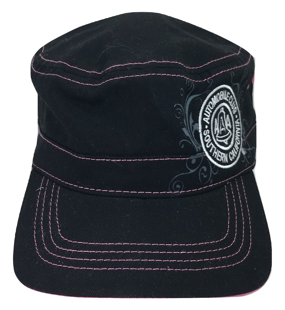 John Force AAA Racing Team Penske Cadet Cap Hat Black Pink Adjustable ...