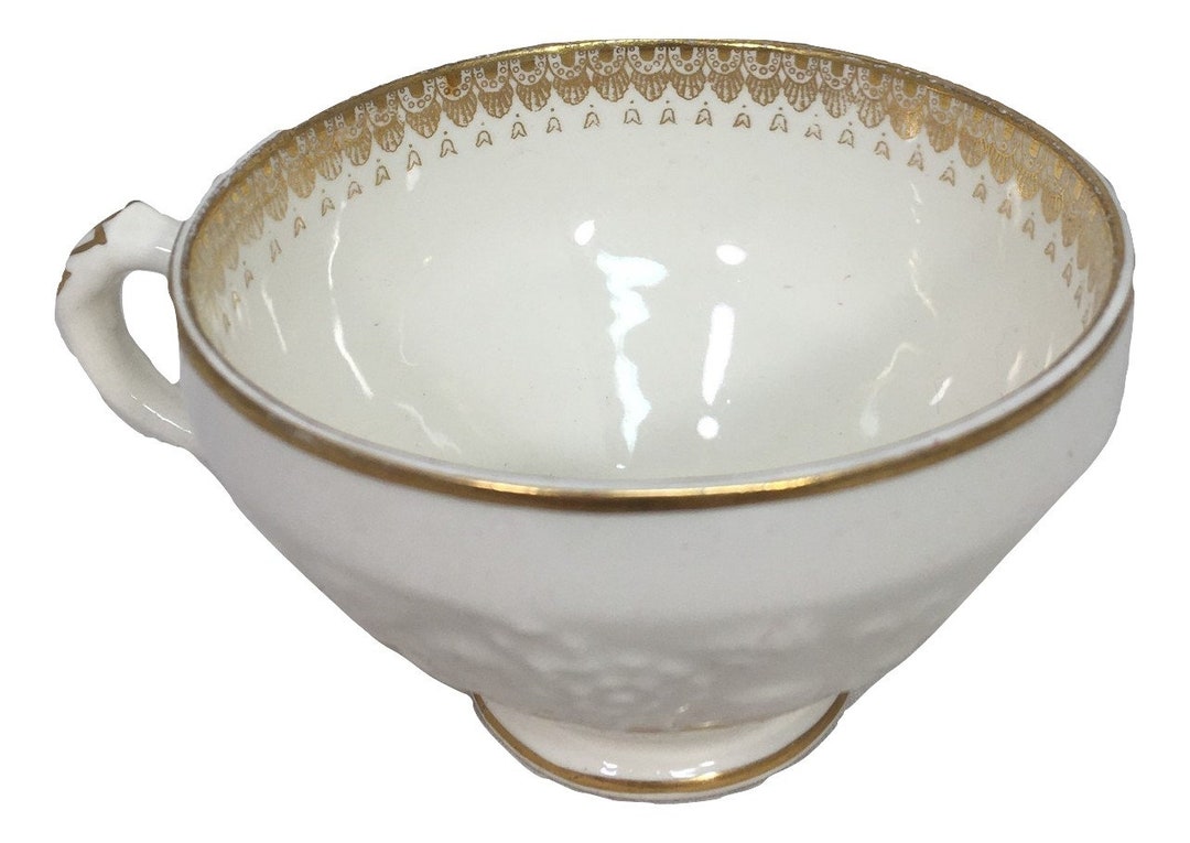 Teacup George Jones Rhapsody Crescent Cream Gold Gilded 27512 - Etsy