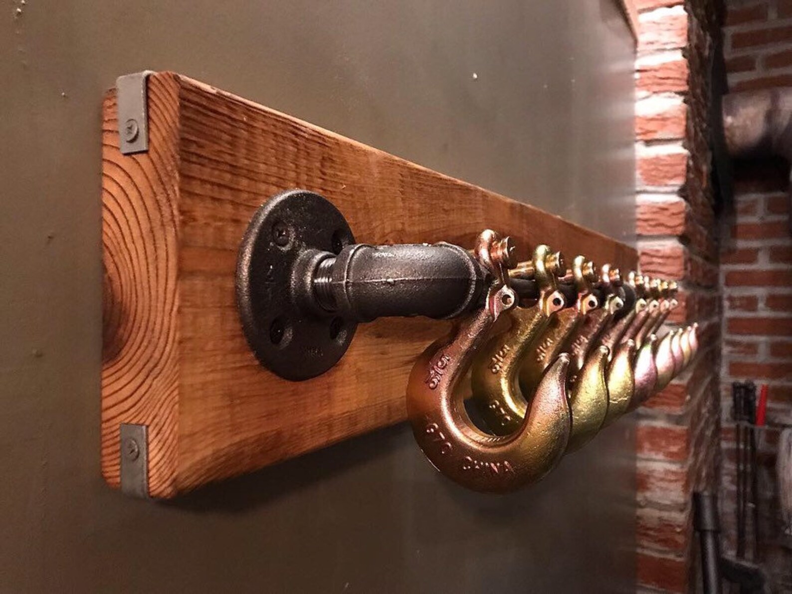 Industrial Pipe Coat Rack/entry Organization/bathroom Towel Rack ...