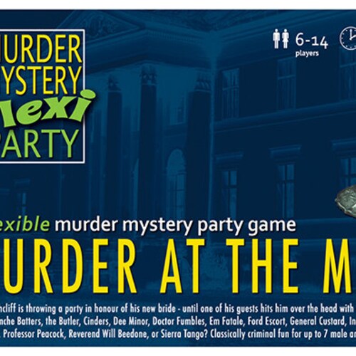 Murder at the Manor A Weird and Whimsical Murder Mystery Game - Etsy