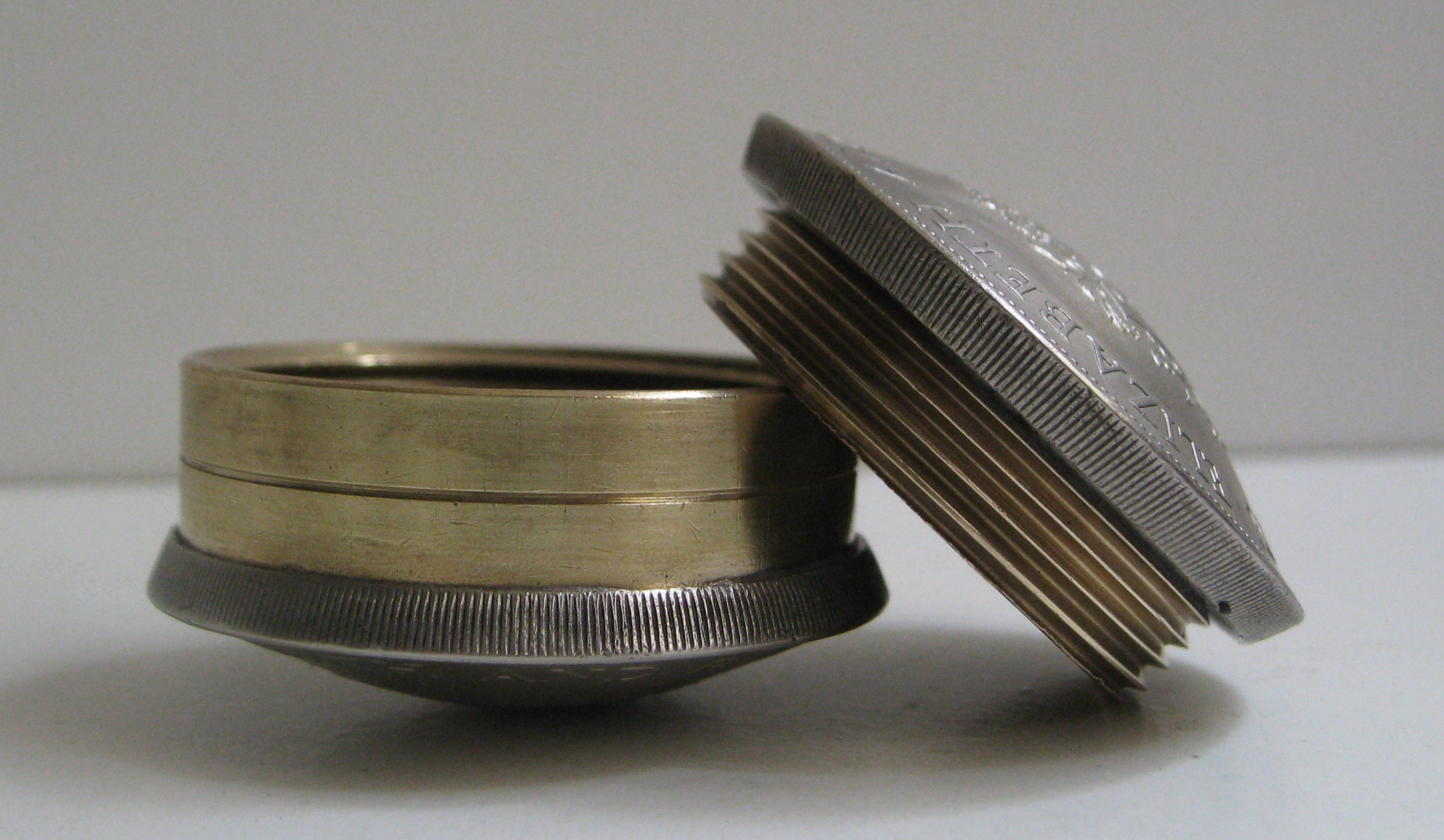 Elizabeth & Philip 1947 1972 Silver Wedding Crown Coin Screw - Etsy ...