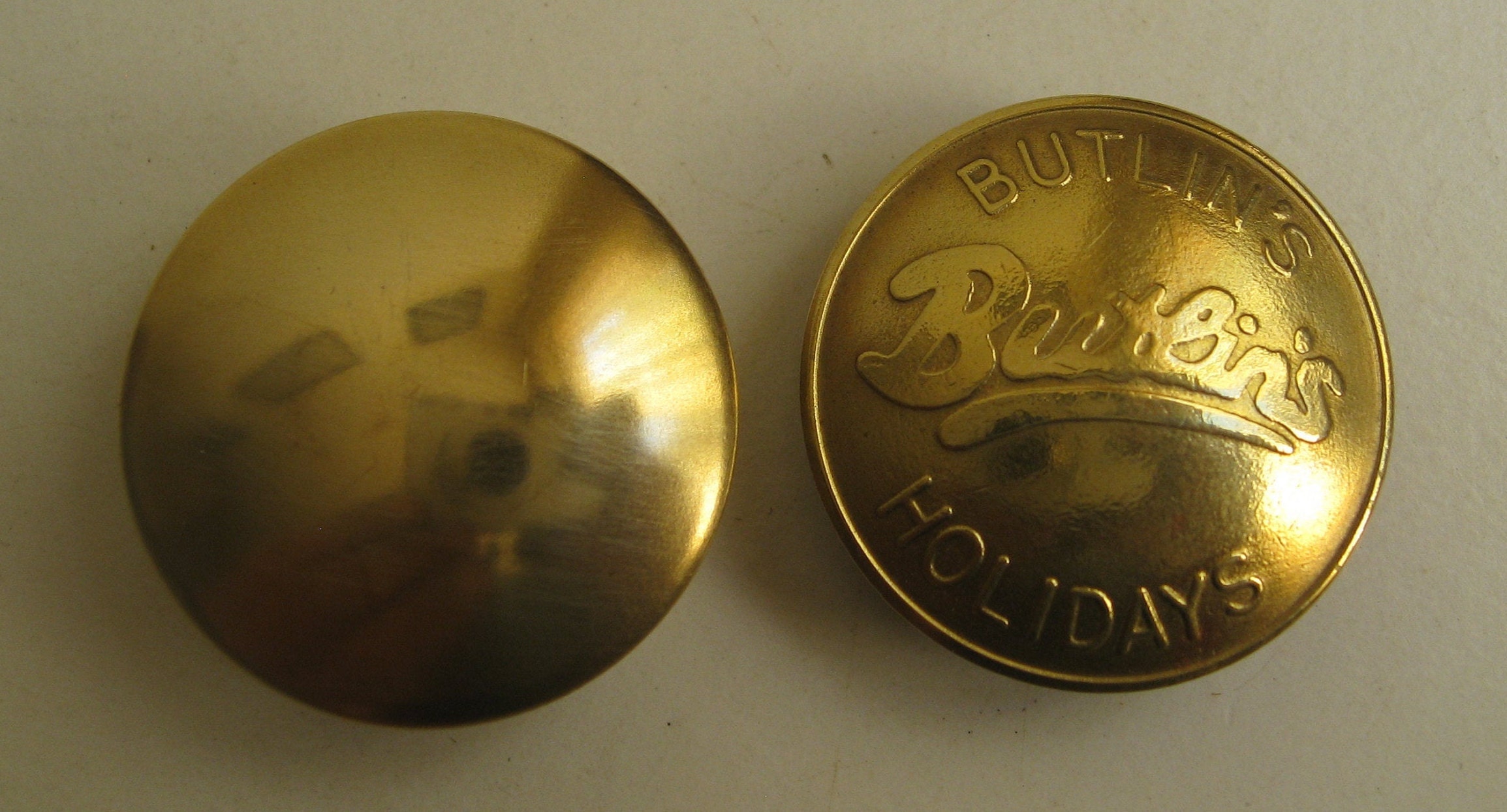 Vintage Rare Brass Nostalgic BUTLIN'S HOLIDAYS Token/coin | Etsy