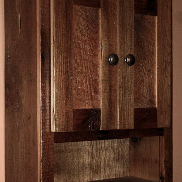 Rustic Over the Toilet Cabinet - Etsy