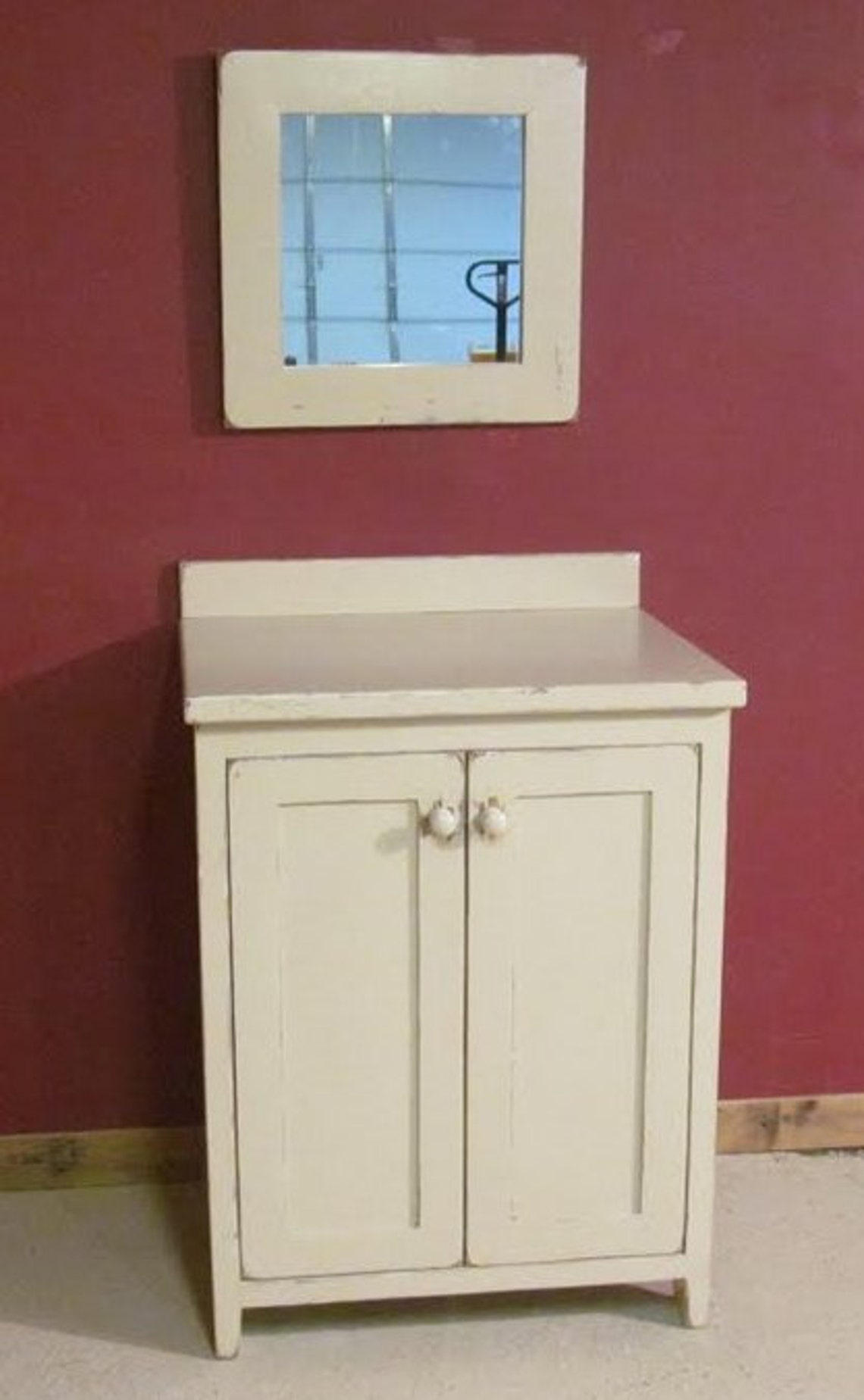 Antique White Cottage Style Vanity - Etsy