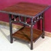 HICKORY LOG Side TABLE Square- Old Fashioned Hickory Side Table - Etsy