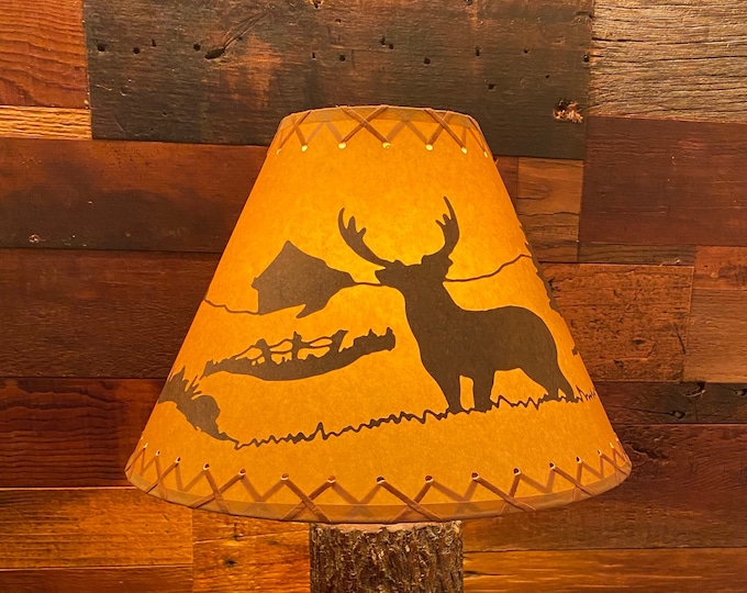 Deer in Woods Lamp Shade - Etsy