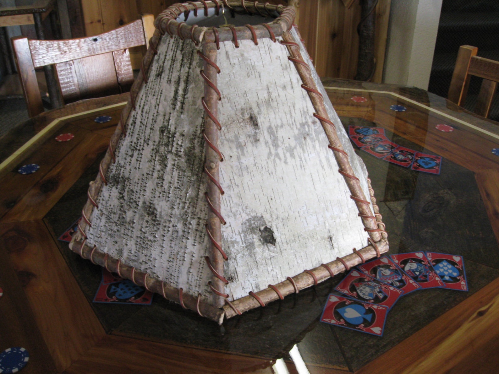 Birch Bark Lamp Shade - Rustic Lamps Shades - Etsy