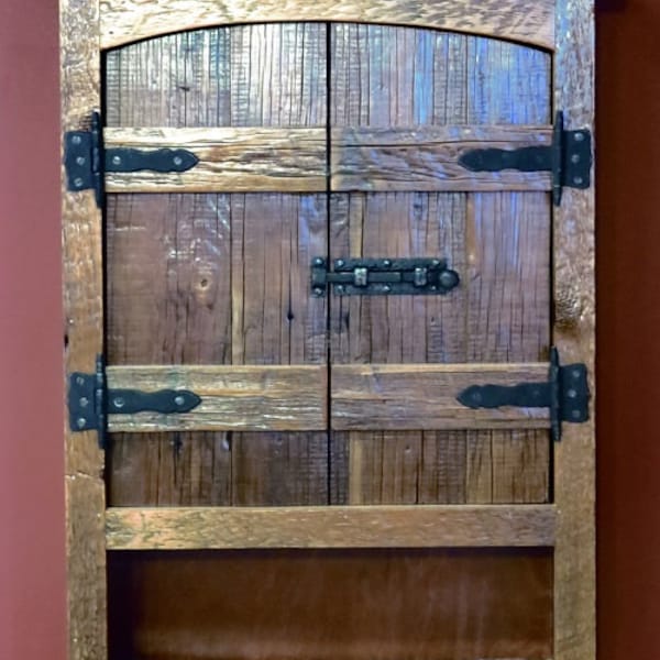 Rustic Over the Toilet Cabinet - Etsy