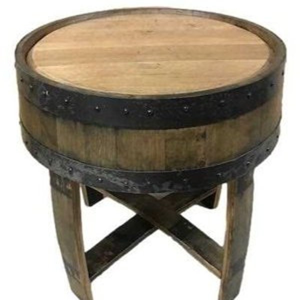 Barrel End Table - Etsy