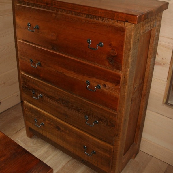 Rustic Tall Dresser - Etsy