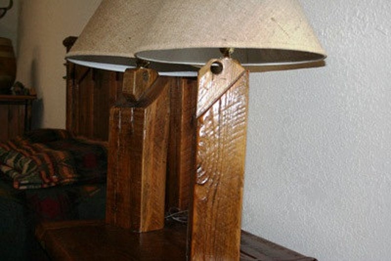 Barn Wood Lamp - Etsy