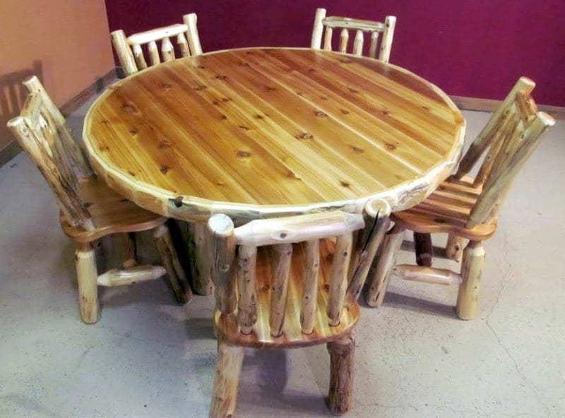 Log Dining Room Tables