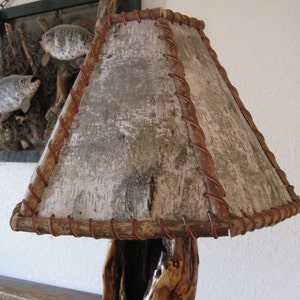 Birch Bark Lamp Shade - Rustic Lamps Shades - Etsy