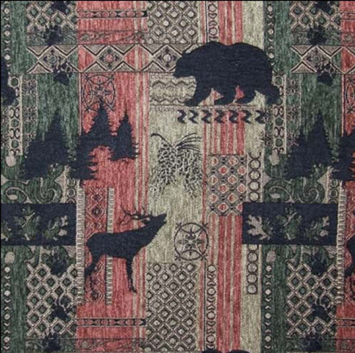 Rustic Curtains Rustic Cabin Decor Country Home Decor Log | Etsy