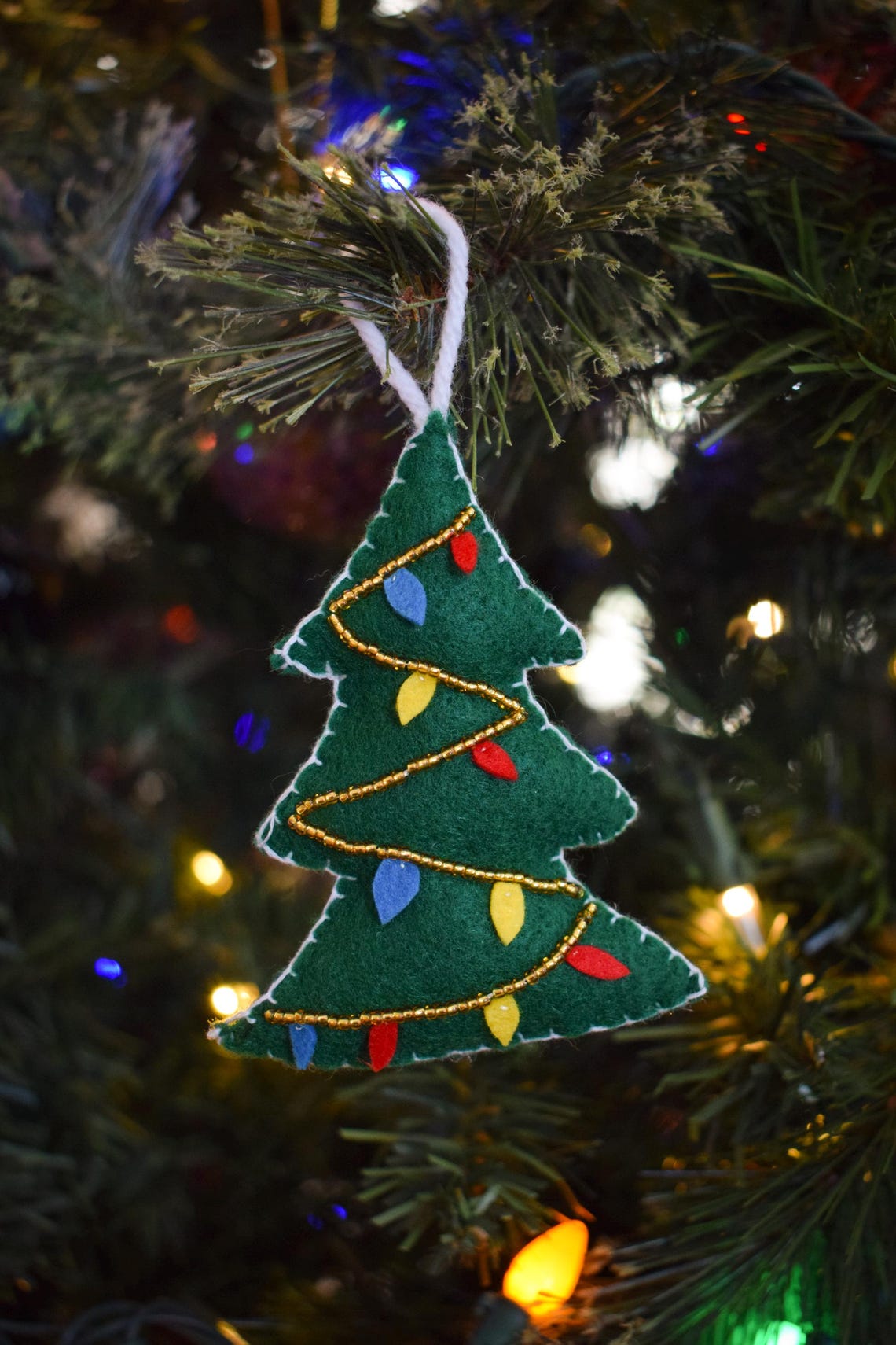 Felt Christmas Ornament Assortment | Handmade Holiday Decor - Etsy