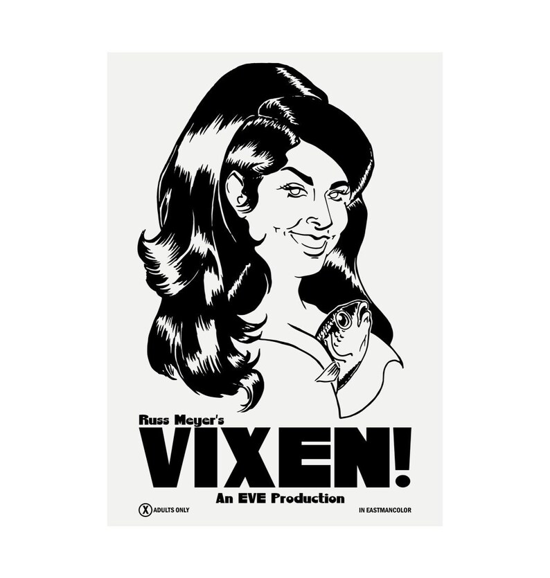 Vixen! A3 Poster Print - Etsy