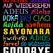 Goodbye Sign. Goodbyes in Different Languages. World Goodbye Sign ...